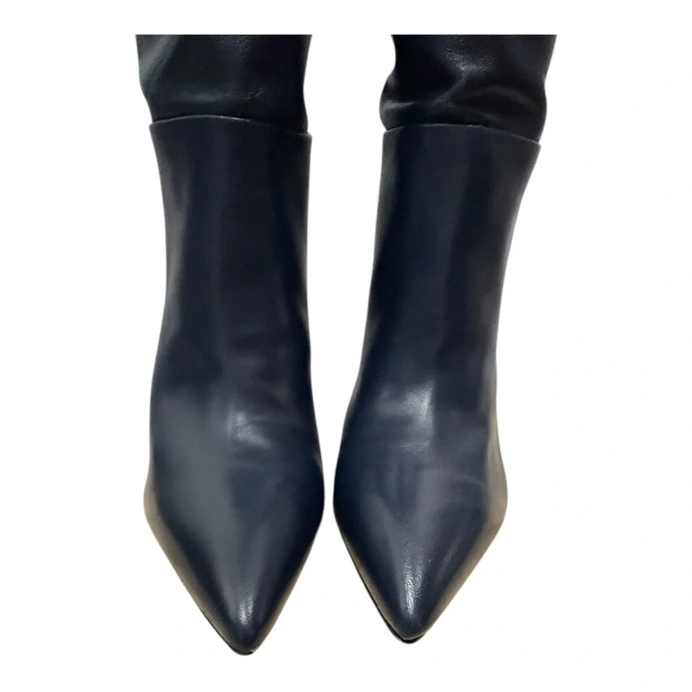 Larroude | Shoes | New Larroude Jennifer Fisher Jenn Boot Inky Blue ...